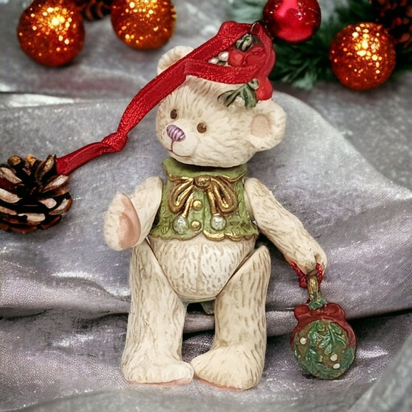 Hallmark | Holiday | Vintage Hallmark Keepsake Ornament Teddy Bear Gift Bearer Collectors Series ...